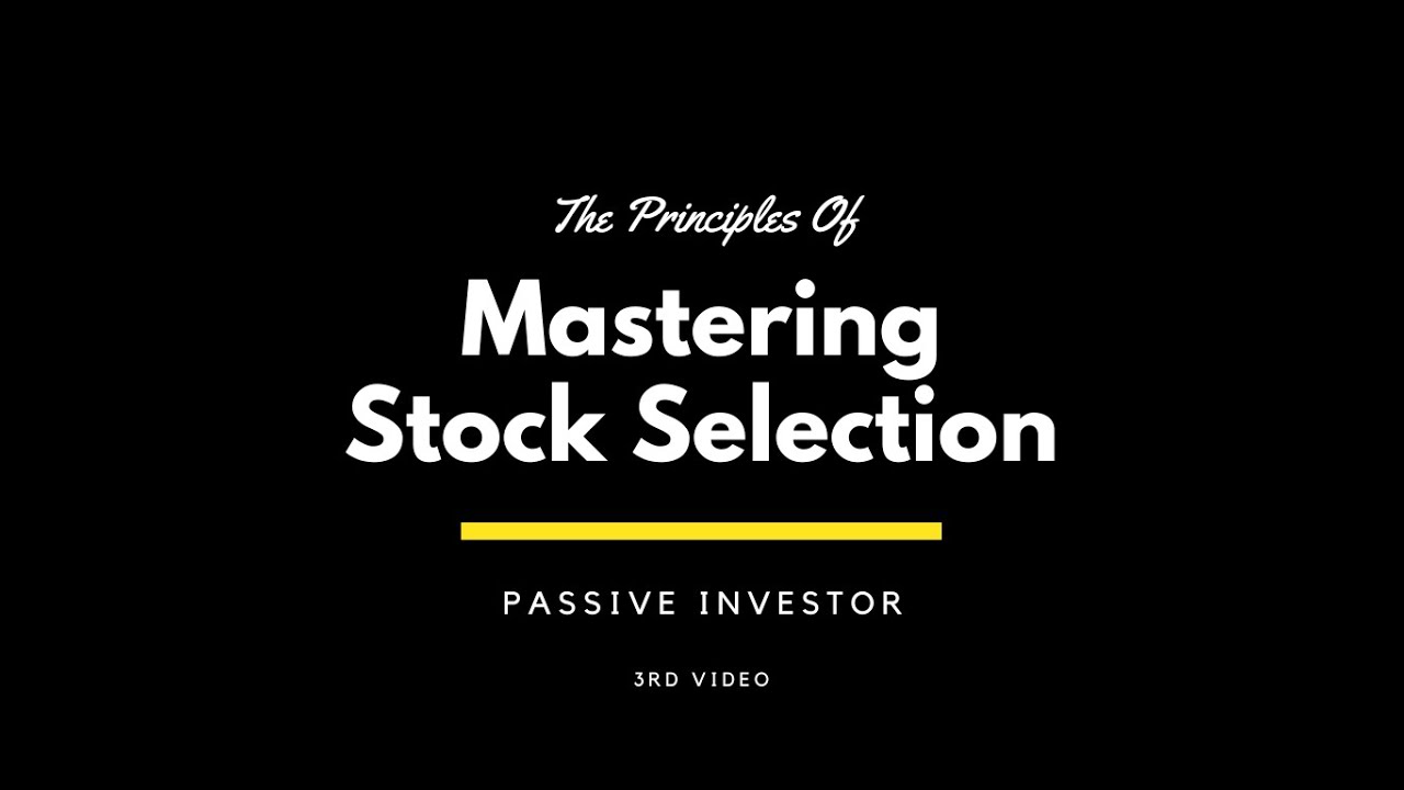 Mastering Stock Selection: Filtering Quality Stocks and Building a ...