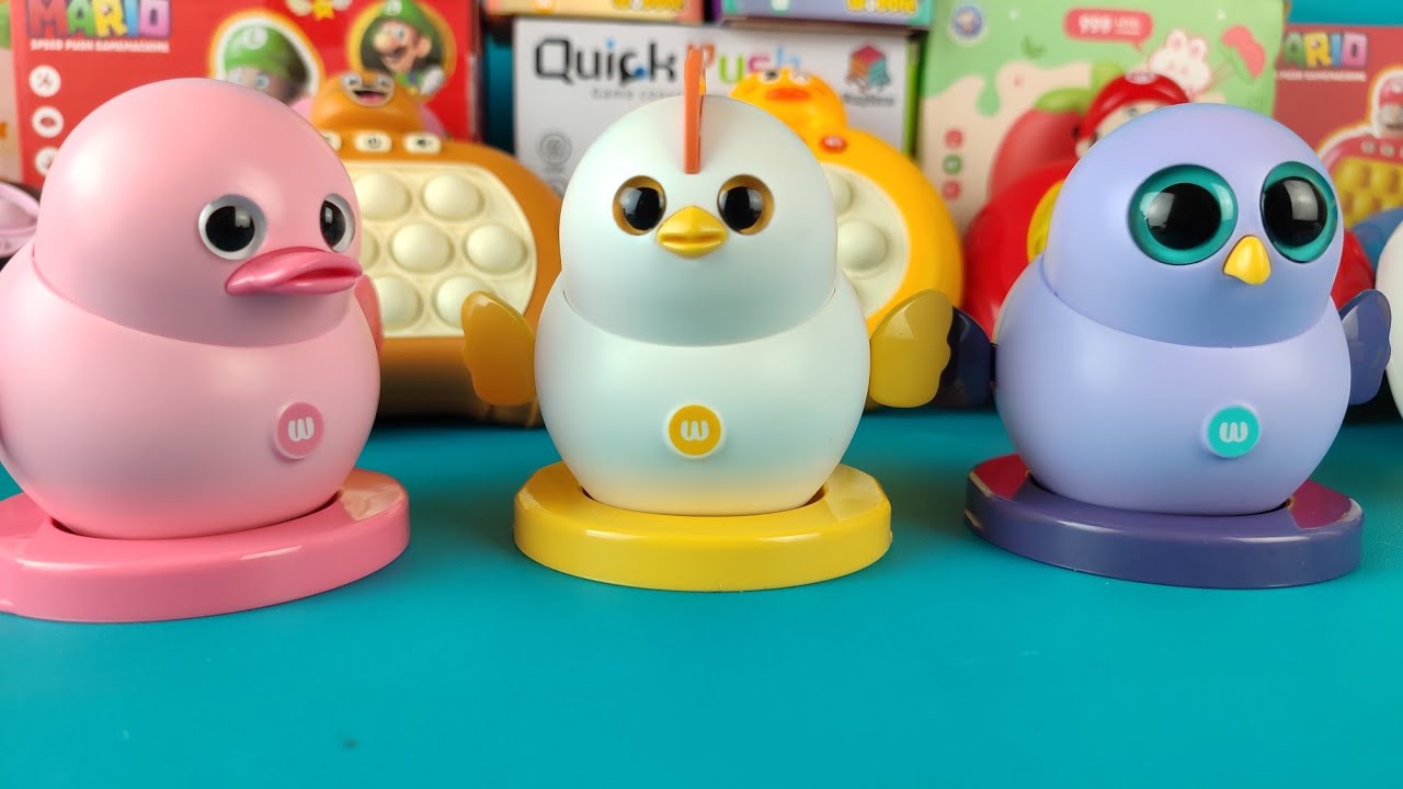 POV New Unboxing and Review Wobble Wobble the Pink Duckling Cute ASMR ...