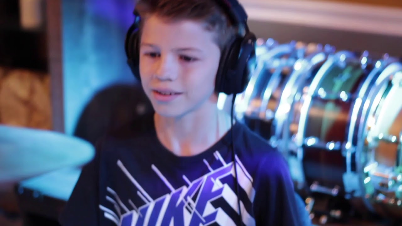 Colton Kline Drum Cover Medley Geronimo by shepard and Whatever It ...