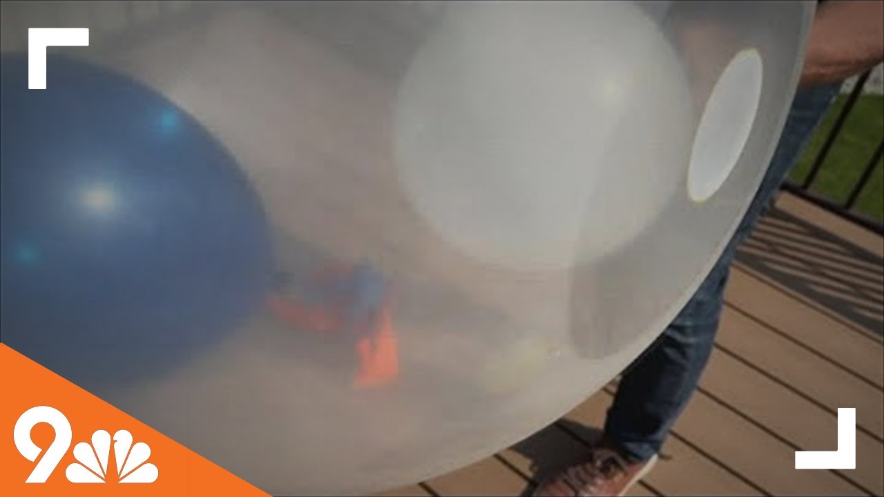 Science minute: Mystery balloon pop - YouTube