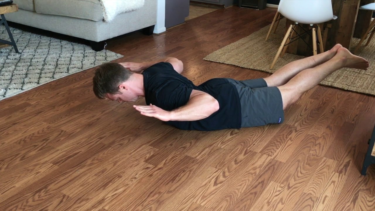 Superman Hold w/ Shoulder Press - YouTube