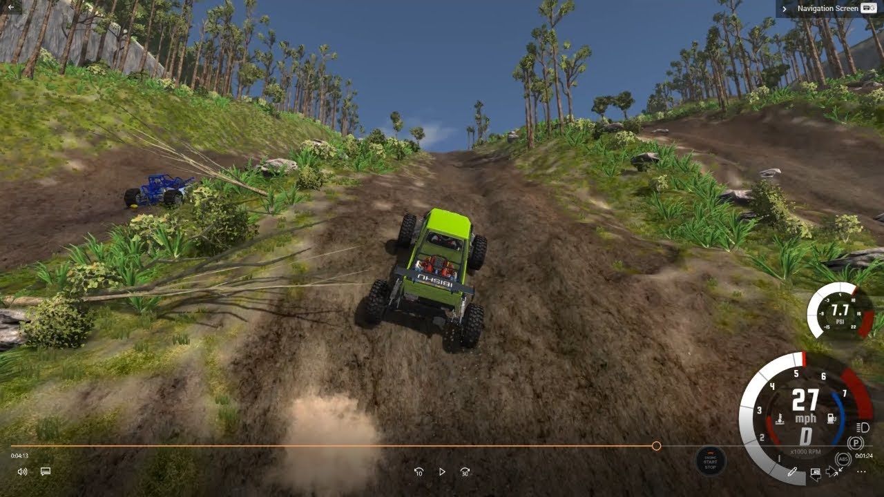 [Beamng.Drive] Uphill/ Mud Bog/Offroad Drag Racing/4X4 - YouTube