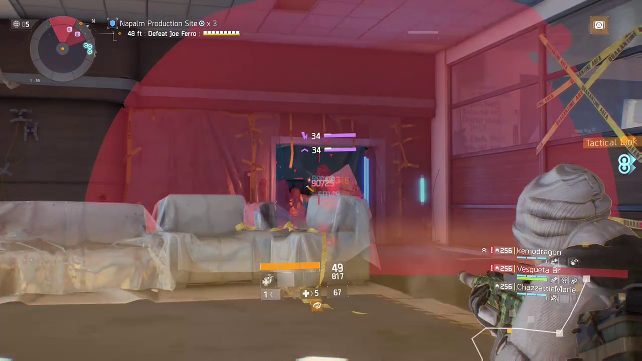 Tom Clancy's The Division Joe Ferro mask drop off seeker mine kill ...