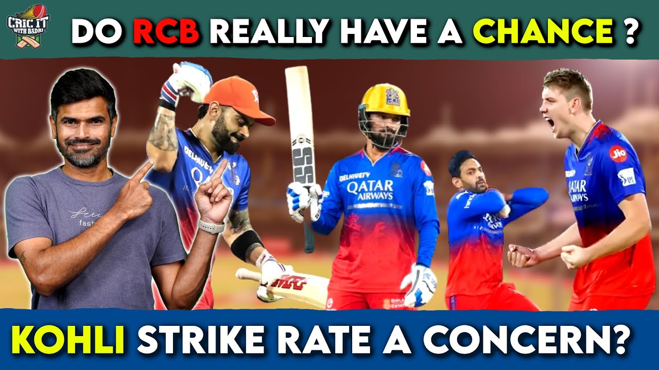 Do RCB Really Have a Chance? | Kohli strike rate a concern? | Cric It ...