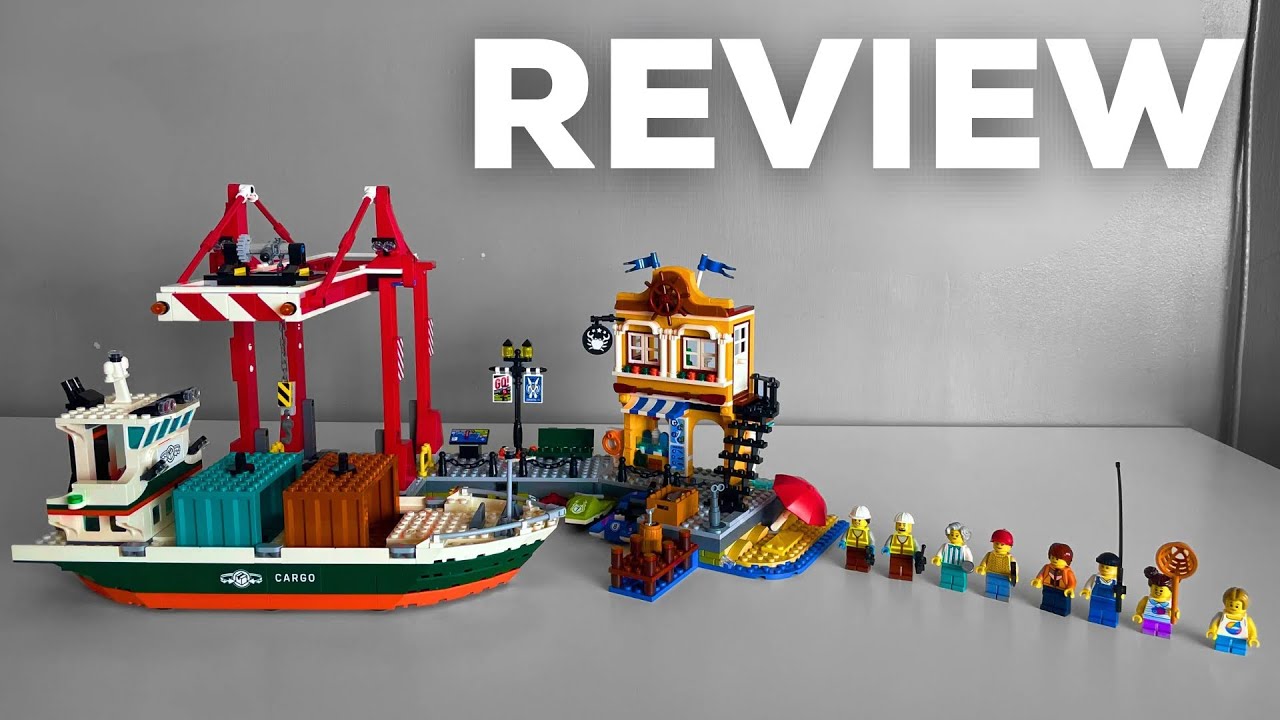Lego City 60422 Harbour (Unboxing & In-Depth Review) - YouTube