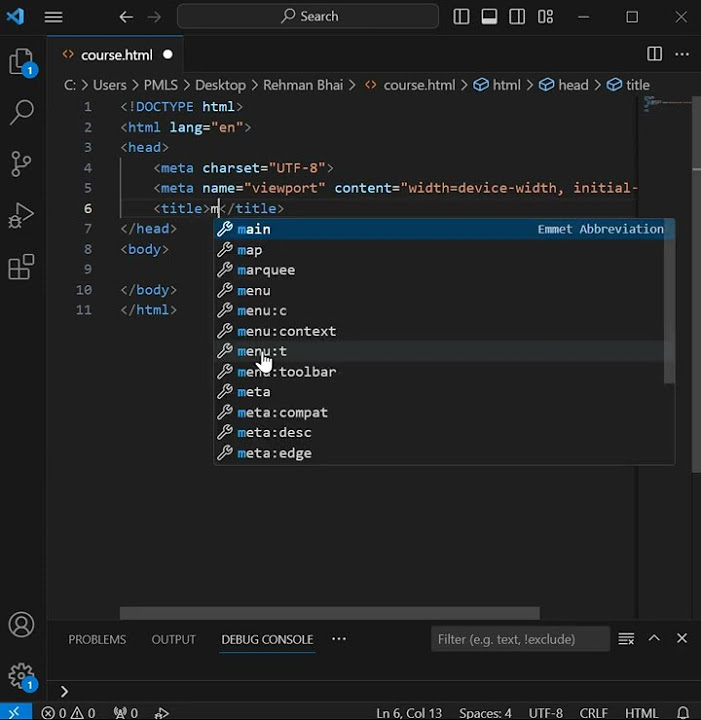 Title Tag In Html Title Tag Coding Htmlbasics Developer Htmlstructure Shorts Html5 Youtube