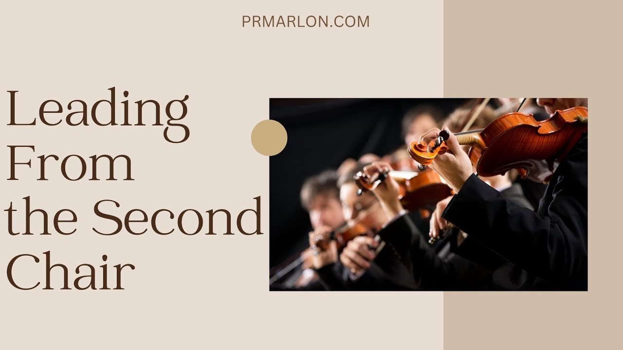 Leading from the Second Chair - Pastor Marlon Seifert - YouTube