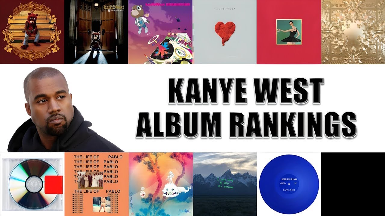 Kanye West ALBUMS RANKED From Worst to Best using lyrics - YouTube