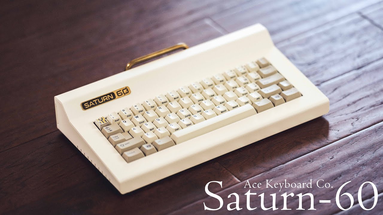 Saturn-60 | Ergo Clears, MX Blacks | CRP Desko Black - YouTube