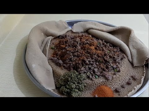 የዱለት አሠራር ( Ethiopian food Dulet) - YouTube