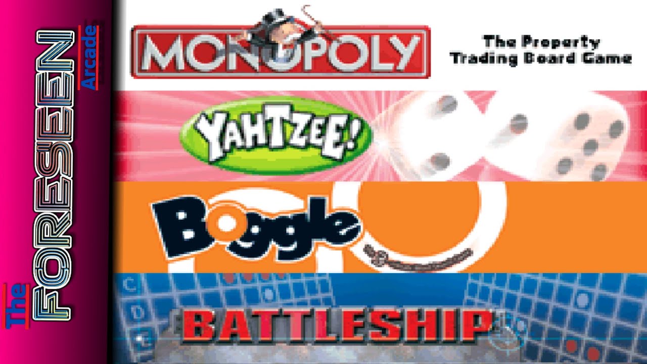 4 Game Pack: Monopoly / Boggle / Yahtzee / Battleship - Nintendo DS ...