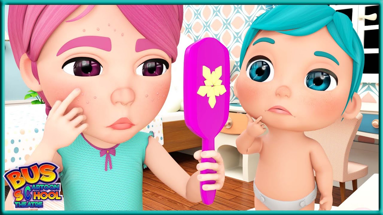 Faking Sick & More the favorite songs for children |Bus Cartoon # ...