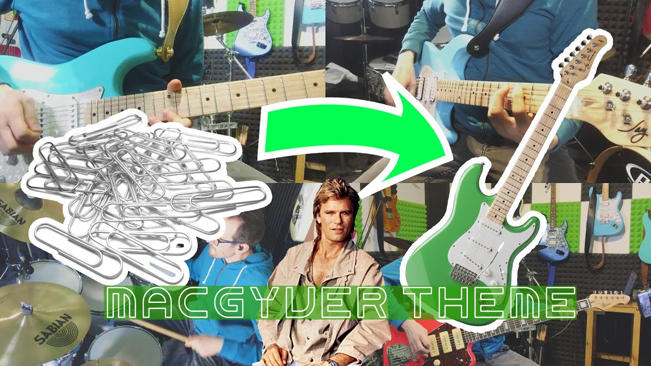 MacGyver Theme - Rock guitar cover by OverDrive Fun Studio! - YouTube