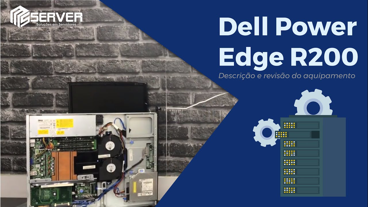 Dell PowerEdge R200 - Descrição e revisão do equipamento. - YouTube