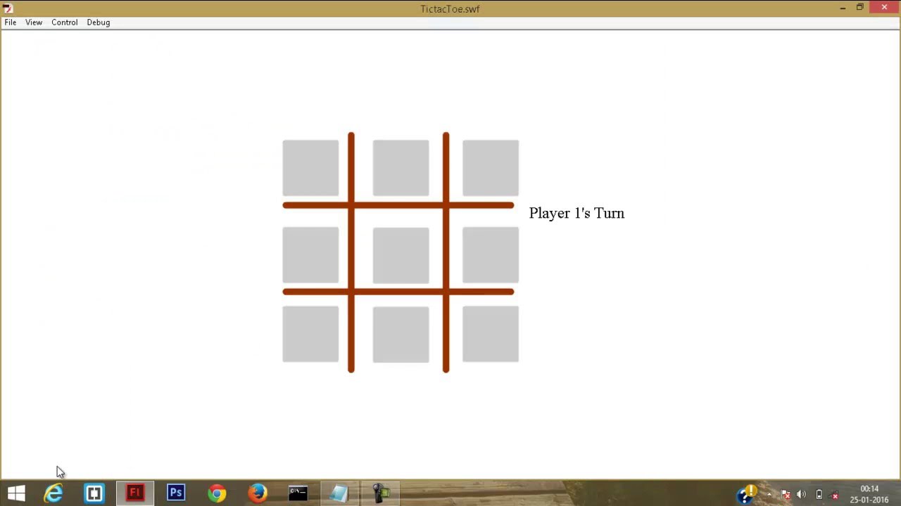 How to make a game like Tic Tac Toe in flash ( AS3 ) part 2 - YouTube