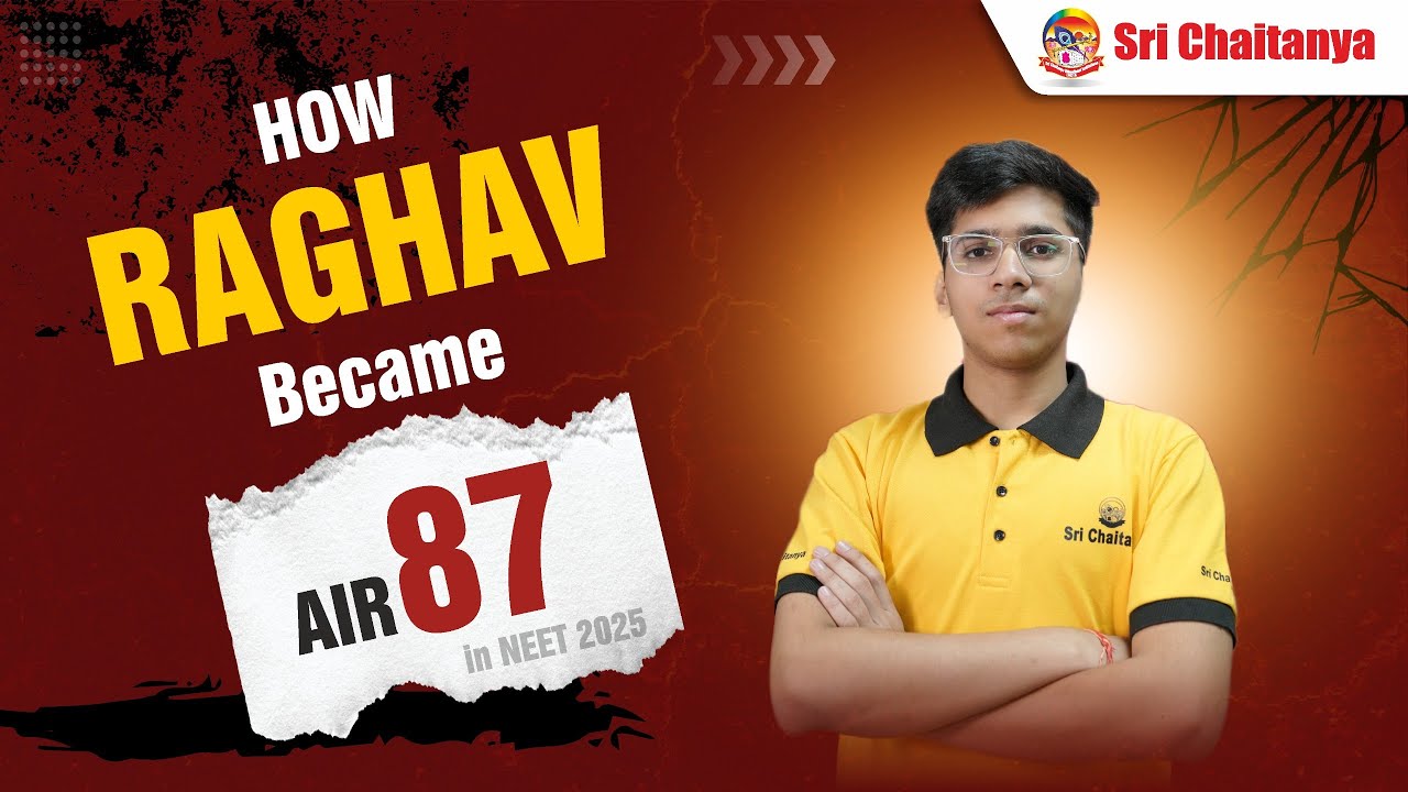 NEET 2025 Topper | Raghav Goyal AIR-87 Shares His Journey to Success ...