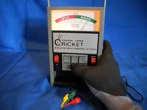 Sencore TF26 Good Transistor Test Demo 9468 - YouTube