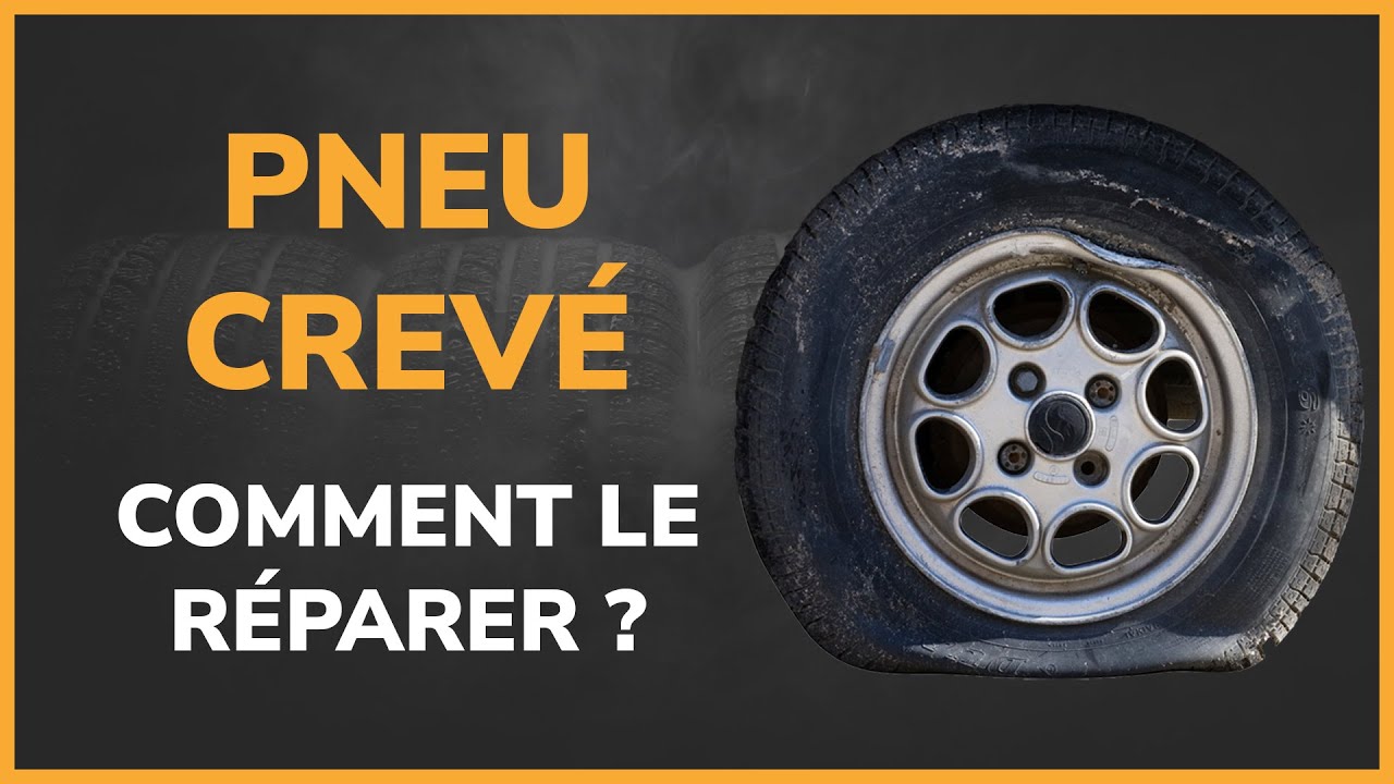 Pneu crevé : comment le réparer ? - YouTube