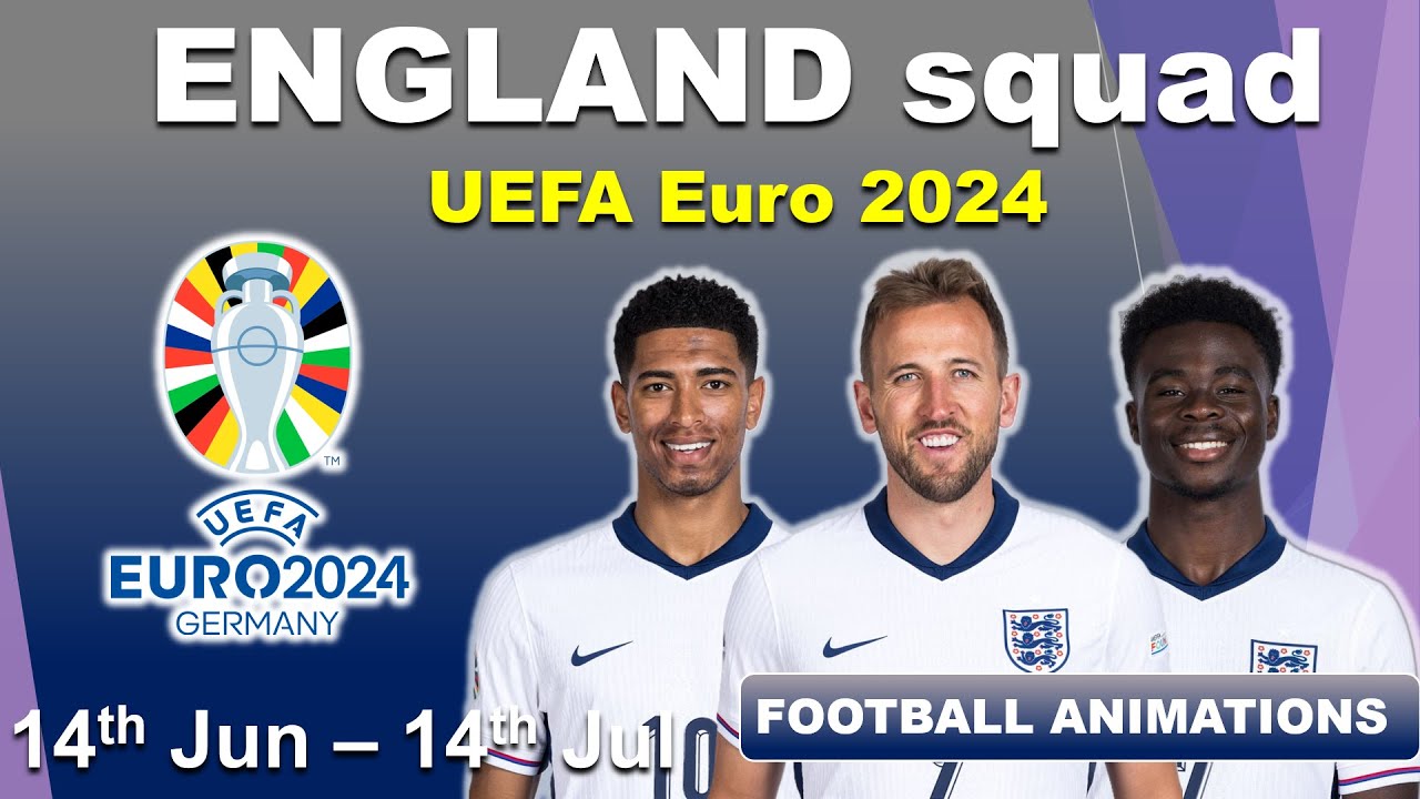 England's Star-Studded Squad for UEFA Euro 2024 | Full Roster Revealed ...