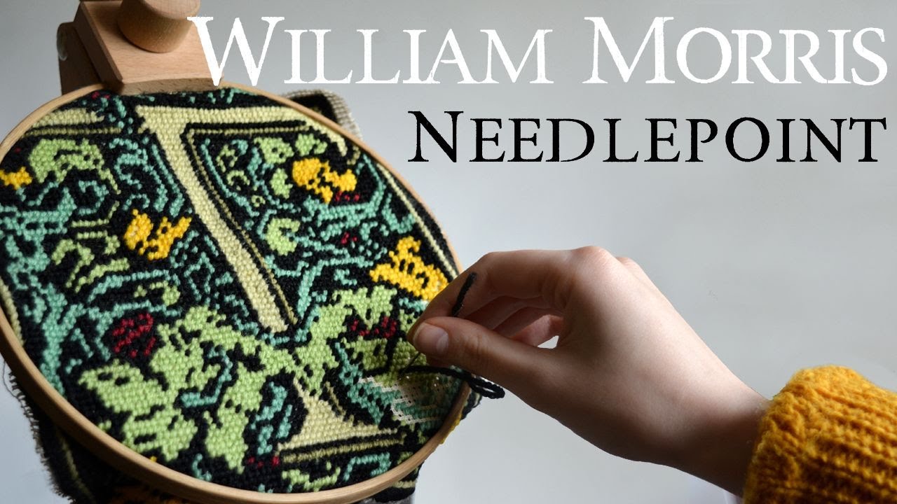 William Morris Victorian Needlepoint | Relaxing Canvaswork Hand ...