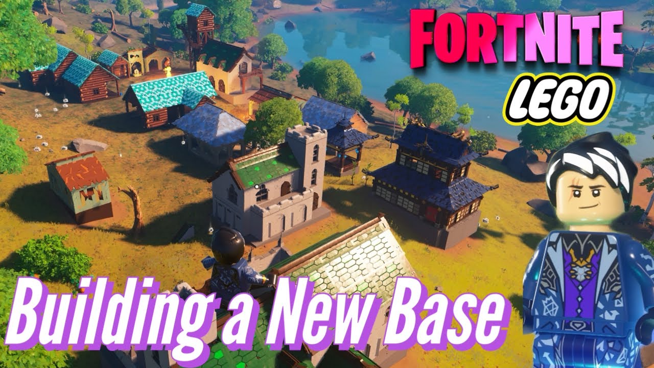 Fortnite Lego Sandbox Mode - building a New base Part 1 - YouTube