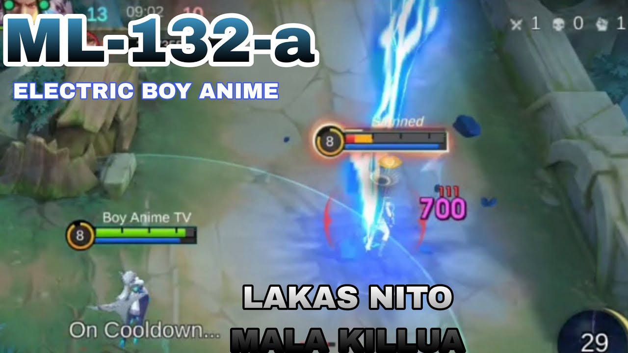 6-0-5 Eudora Electric boy Anime TV mvp granger Mobile Legends part 132 ...
