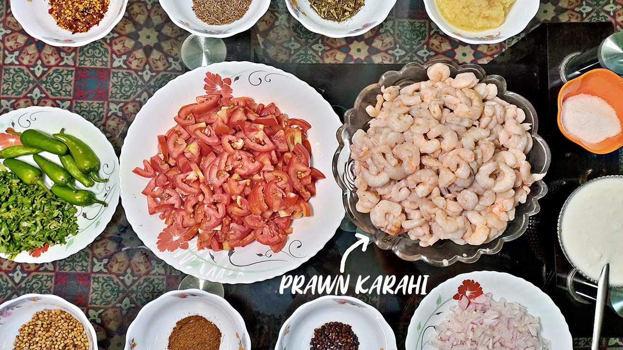 Prawn Karahi Recipe | Homemade Prawn Karahi | Prawn Karahi Recipe In ...