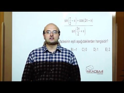11.Sınıf Matematik - TRİGONOMETRİ 1 - 2. Bölüm (Gökhan Hoca)