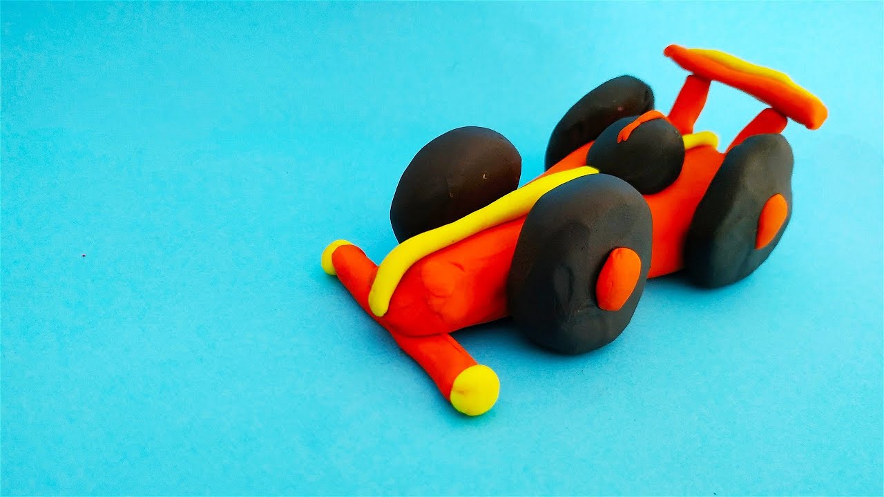 Clay modelling racing car/Racing car/Clay modelling ideas - YouTube