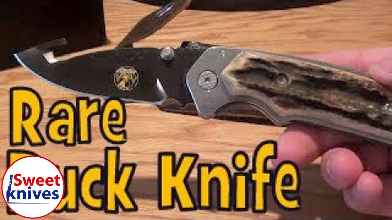 [52] Buck Knives 276 Alpha Hunter Knife Stag Handles S30V Paul Bos USA ...