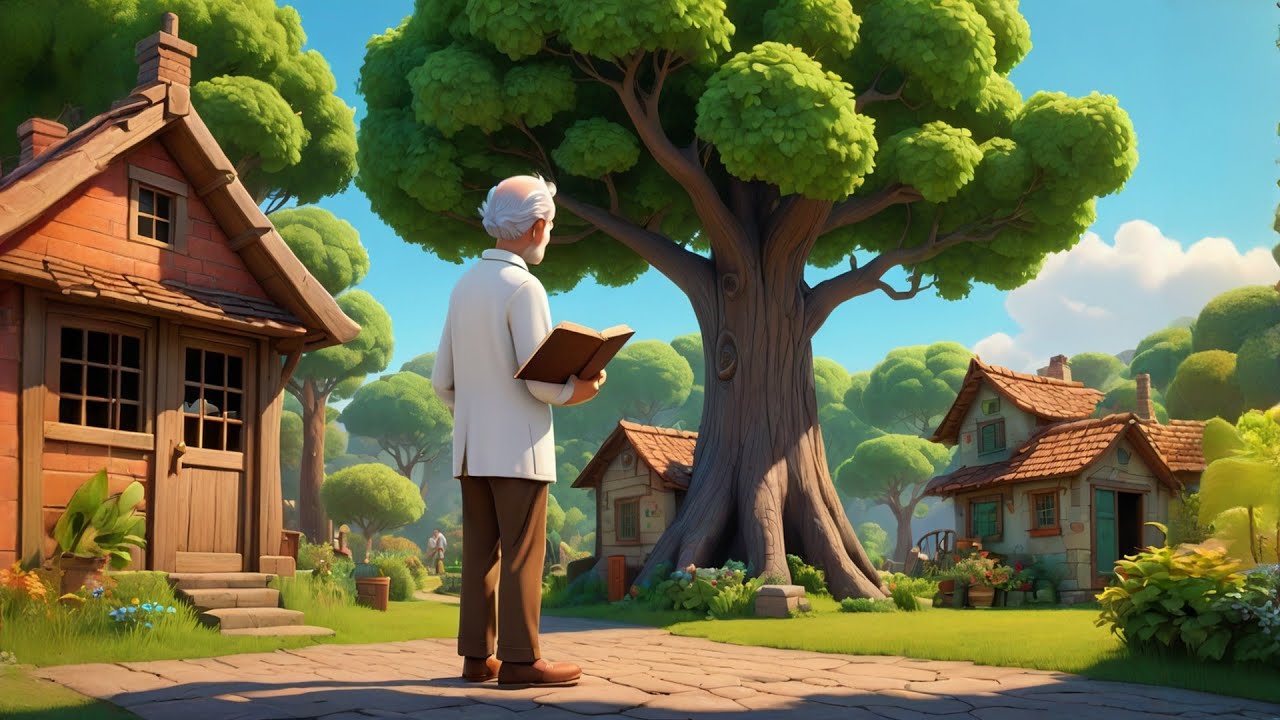 Story The Old Man and the Tree [Kids Moral Story] English Stories For ...