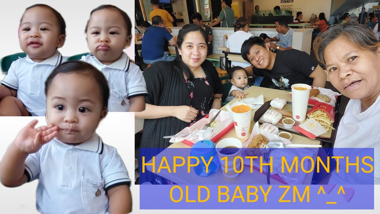 HAPPY 10TH MONTHS OLD BABY ZM - YouTube