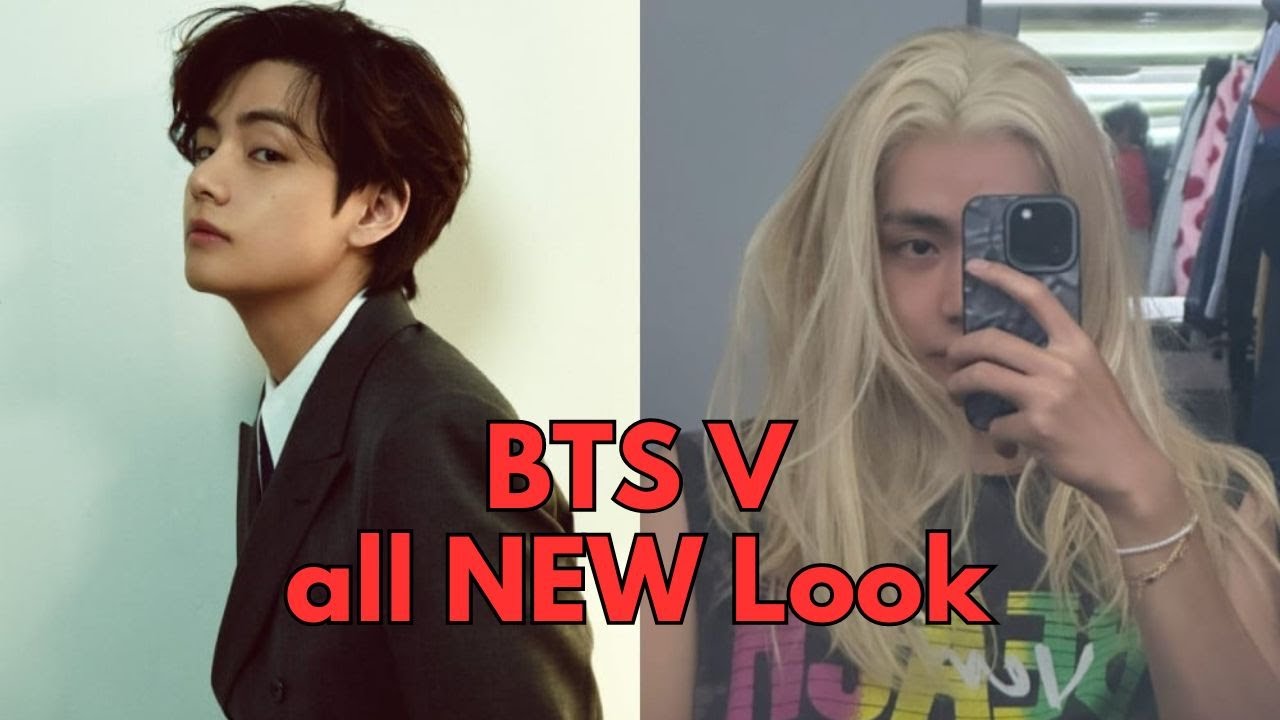 OMG !!! TAKE A LOOK at BTS V BRANDNEW LOOK !!!! - YouTube