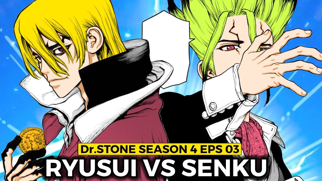 Dr.Stone Season 4 Episode 03 | Senku Menantang Ryusui Bermain Poker ...