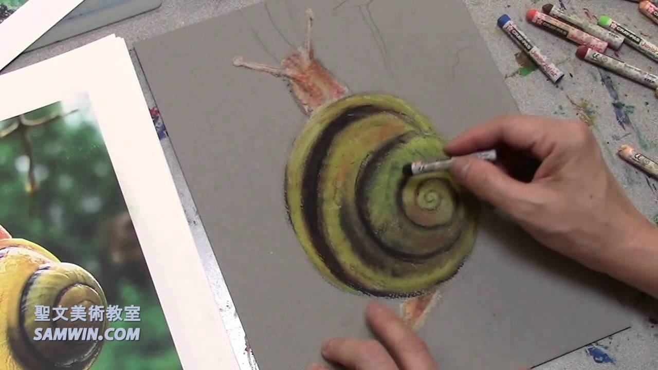 Snail Oil pastel tutorial - YouTube
