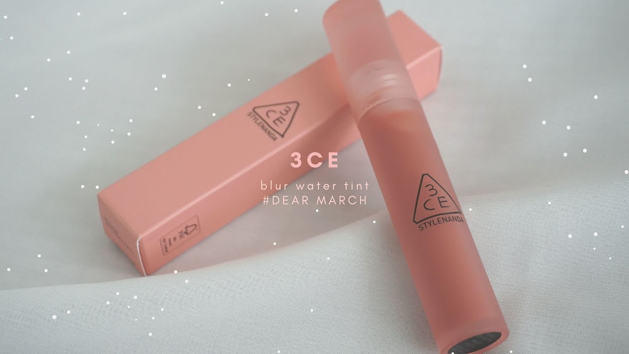 2023 NEW! 3CE Blur Water Tint - DEAR MARCH Swatch | Lululand - YouTube