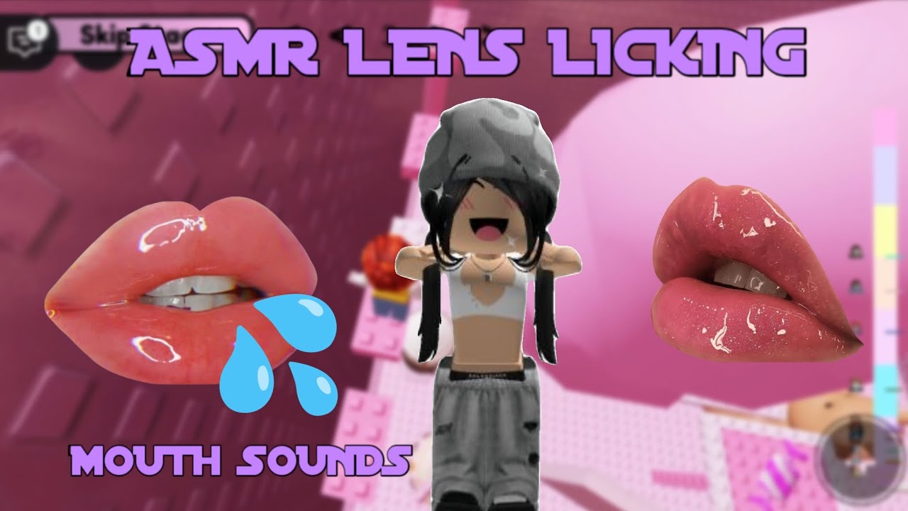 ROBLOX ASMR - Intense Lens Licking and Wet Mouth Sounds - YouTube