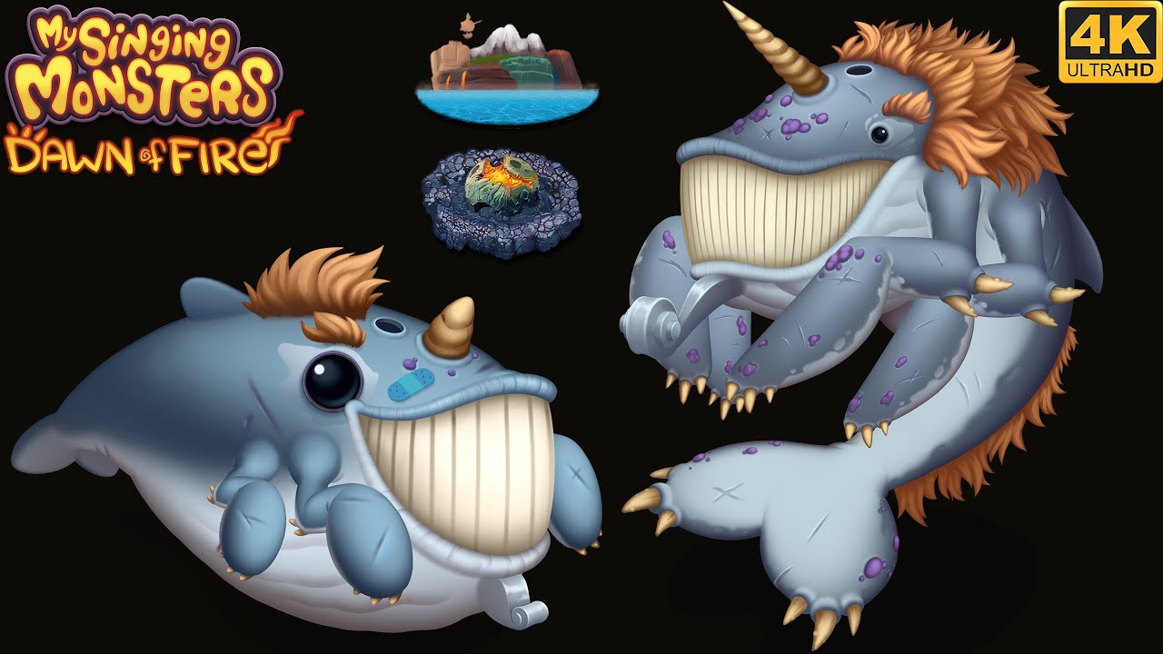 Bowhead - Baby/Adult (Sound and Animation) 4k - YouTube