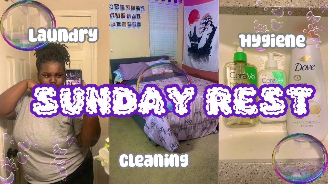SUNDAY REST(cleaning,Hygiene,Laundry) - YouTube