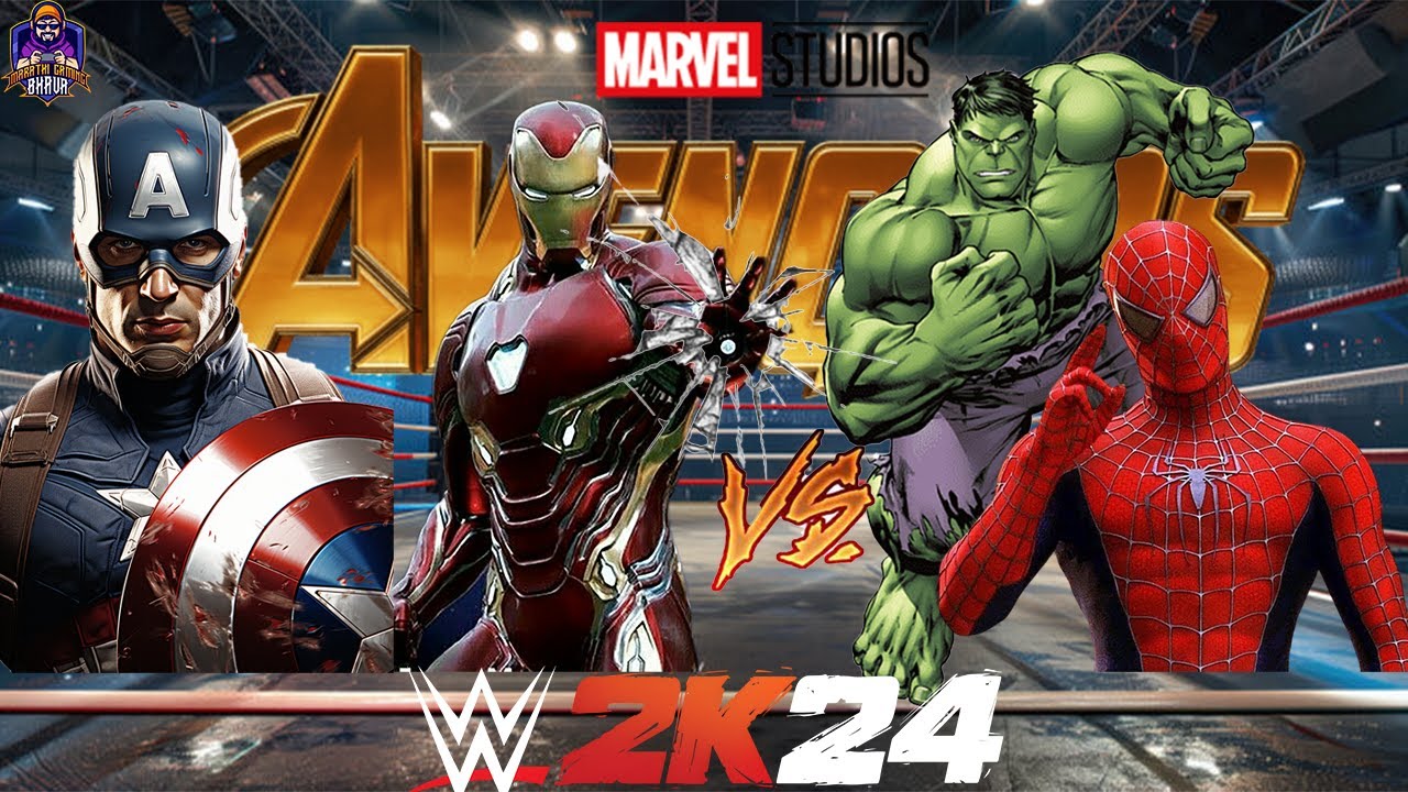 WWE 2K24 EPIC SHOWDOWN: Marvel Avengers Tag Team Battle at Night of ...
