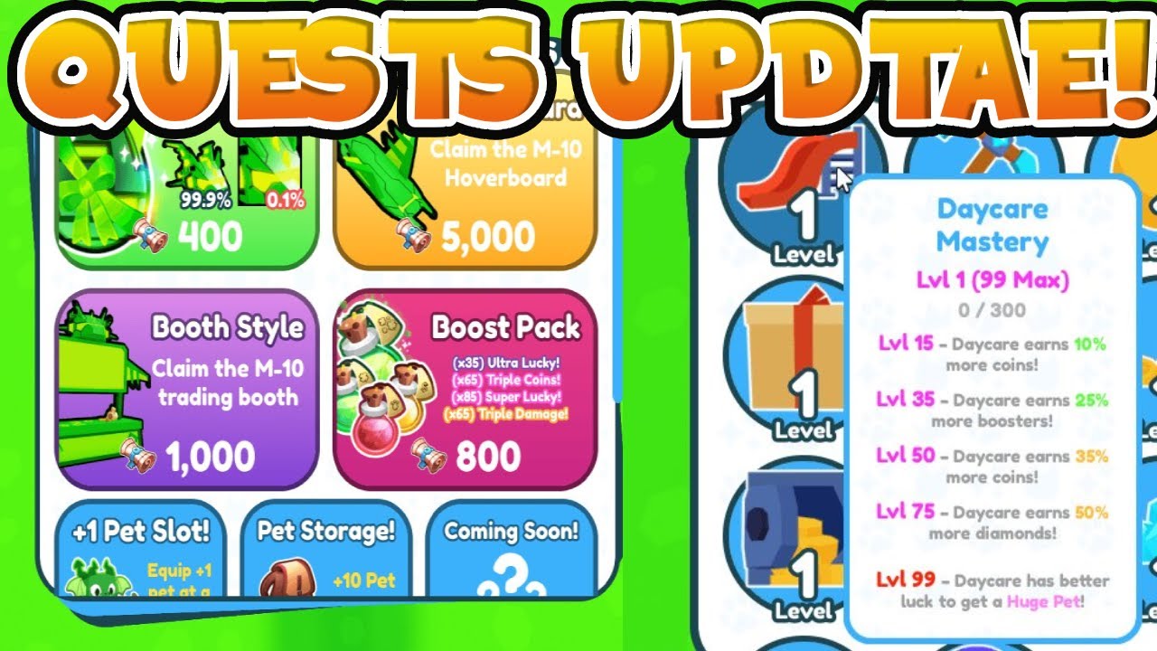 The New Quests Update Is Here!! In Pet Sim X!! - YouTube