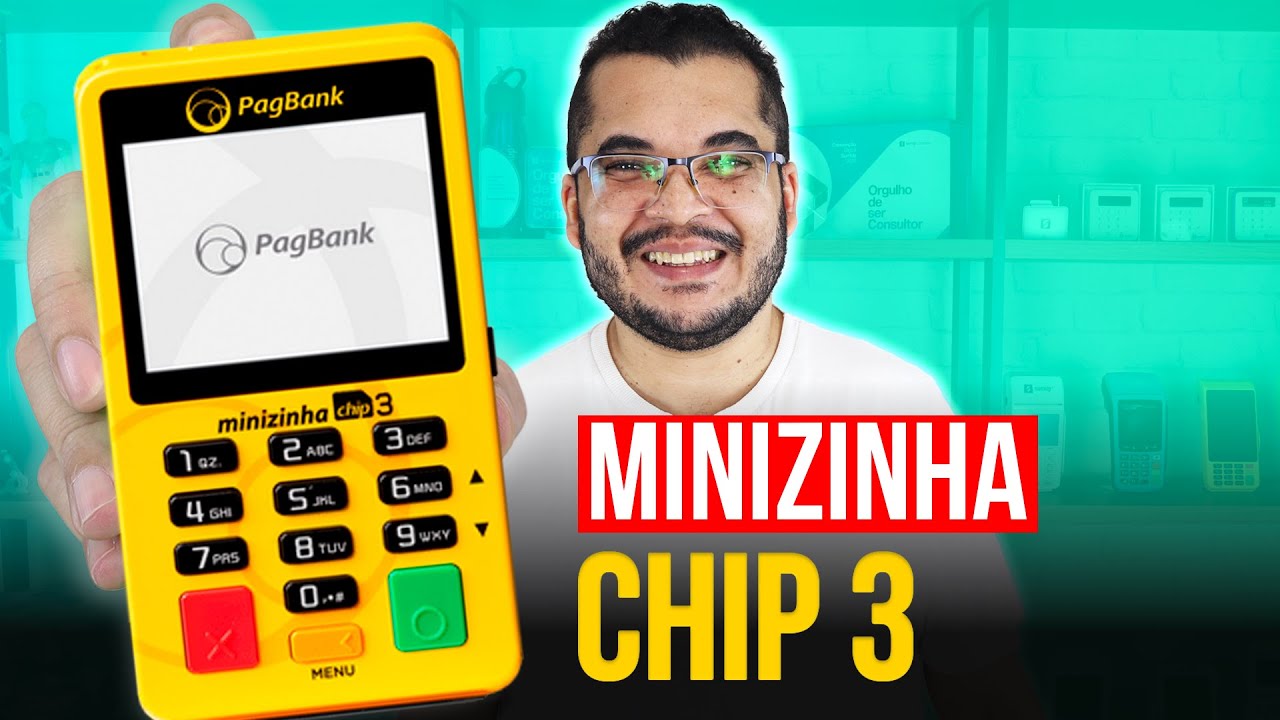 MINIZINHA CHIP 3 | TUDO SOBRE A MAQUININHA CHIP 3 PAGBANK | MINIZINHA CHIP 3 É BOA? PAGSEGURO ...