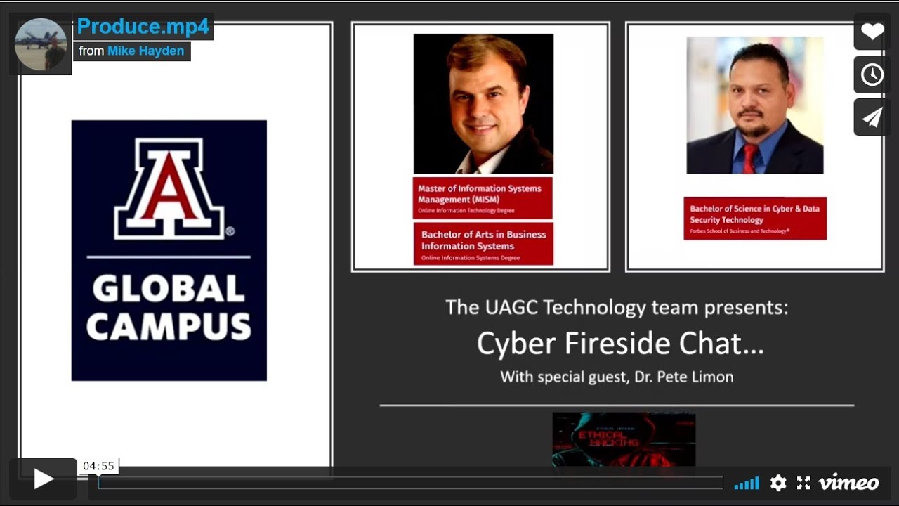 Cybersecurity Fireside Chat (Dr. Pete Limon/Michael Hayden) - April ...