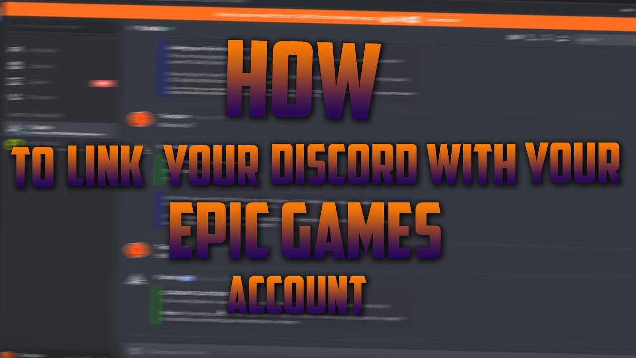 How to link your discord with your epic games account | Tfault - YouTube