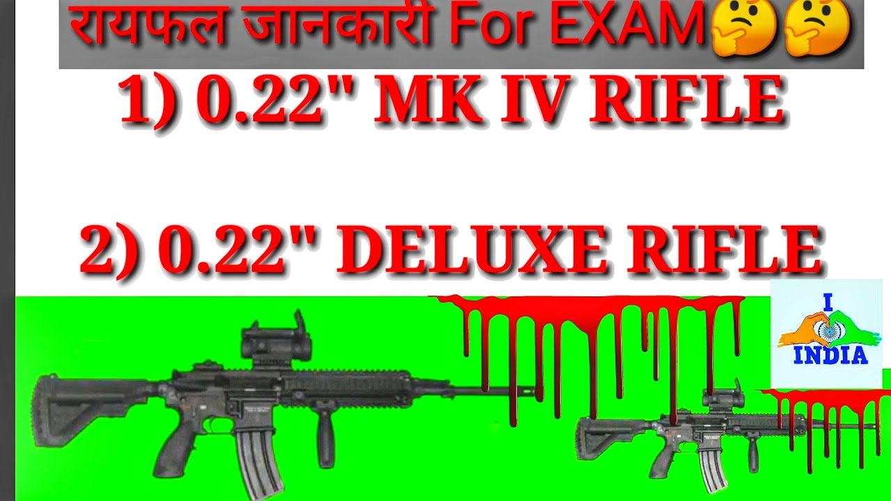 0.22"Rifle Basic Fundamentals!!(Length, weight etc) WeaponTraining ...