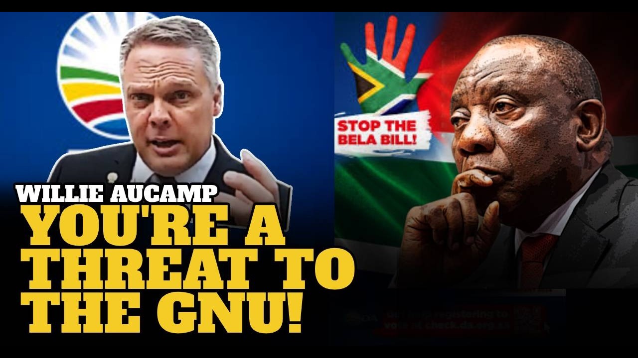 DA vs ANC! Min. Aucamp TEARS INTO Pres. Ramaphosa over DA's Opposition ...