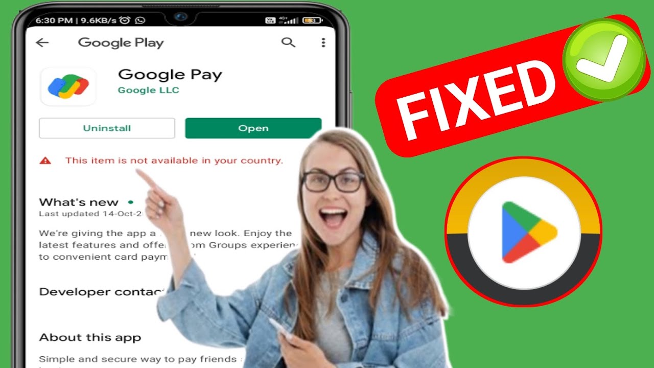 Remediați acest articol nu este disponibil în țara dvs. în Magazinul Google Play 2024 - YouTube