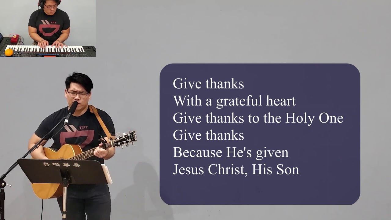 Give Thanks - Eddie James (cover) [lyrics] - YouTube