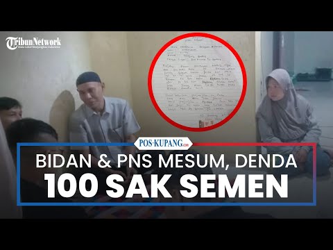 Bidan dan PNS di Sijunjung Kepergok Mesum di Rumah Dinas, Kena Hukum Adat 100 Sak Semen