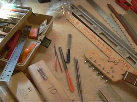 DIY Fret Leveling Tools, Part 2 - YouTube